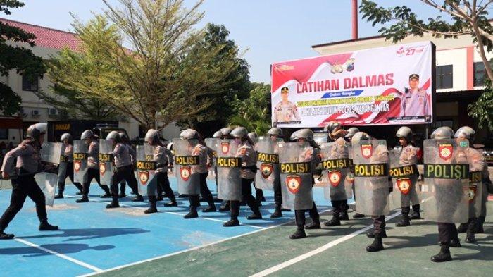Jajaran Polres Gelar Latihan Pengamanan Pilkada Serentak 2024 - Tribunjateng.com