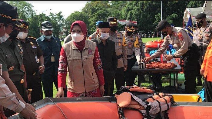 Pemkab Demak Gelar Apel Kesiapsiagaan Menanggani Bencana Di Kabupaten Demak - Tribunjateng.com