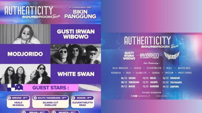 Authenticity Soundroom Batch 3 Bakalan Tour di Berbagai Indonesia, Catat Tanggalnya ...