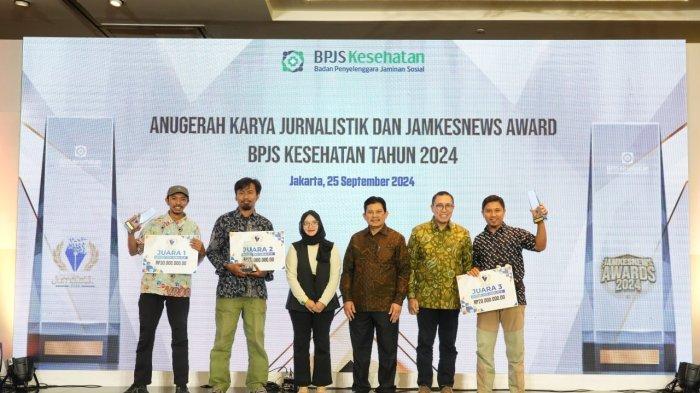 BPJS Kesehatan Anugerahkan Penghargaan Bagi Jurnalis dan Media Massa - Tribunjateng.com