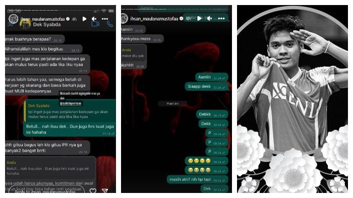Chatingan Terakhir Ihsan dengan Syabda Sebelum Meninggal Kecelakaan ...