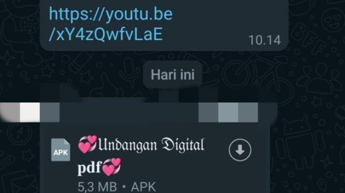 Aksi Phishing Modus Undangan Nikah Marak di WhatsApp, Cuma Butuh Beberapa Menit HP Korban ...