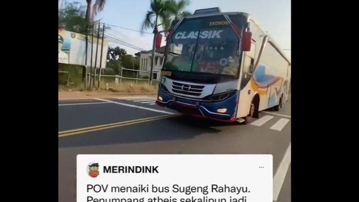 Viral Video PO Sugeng Rahayu Ngebut di Jalanan, 'Ateis Sekalipun Jadi ...