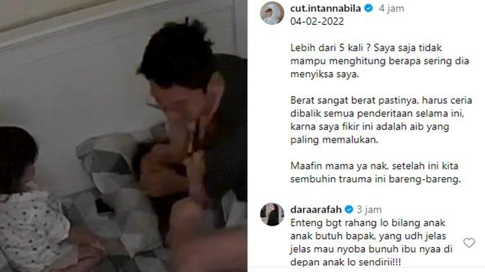 Lebih Parah! Video KDRT Part 2, Armor Toreador Aniaya Cut Intan di Depan Anak - Tribunjateng.com