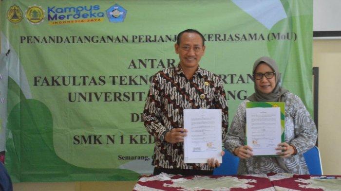 FTP USM - SMK Negeri 1 Kedung Jepara Jalin Kerjasama - Tribunjateng.com