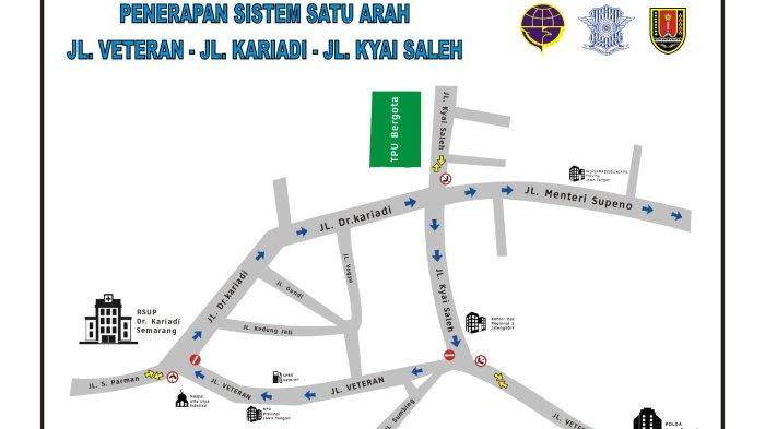 Jalan Veteran Semarang Akan Dibuat Satu Arah, Dinas Perhubungan Mulai ...