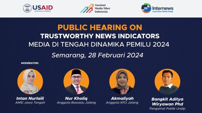 Dorong Ekosistem Bisnis Media, AMSI Gelar Diskusi Trustworthy di Semarang - Tribunjateng.com