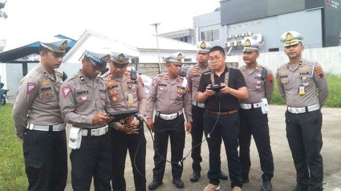 Ditlantas Polda Jateng Bersama Satlantas Polresta Cilacap Gelar Uji Coba ETLE Drone ...