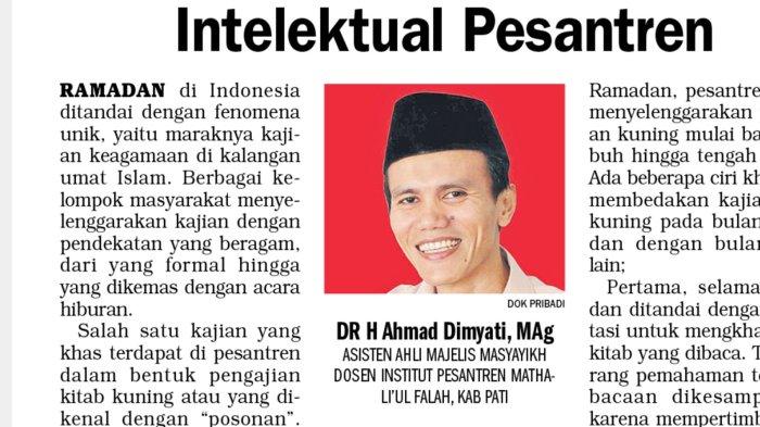 Sanad dan Jaringan Intelektual Pesantren - Tribunjateng.com