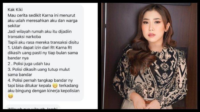 Viral Unggahan Kiky Saputri Soal Keluhan Warganet Ada Basecamp Narkoba Dibekingi Aparat ...