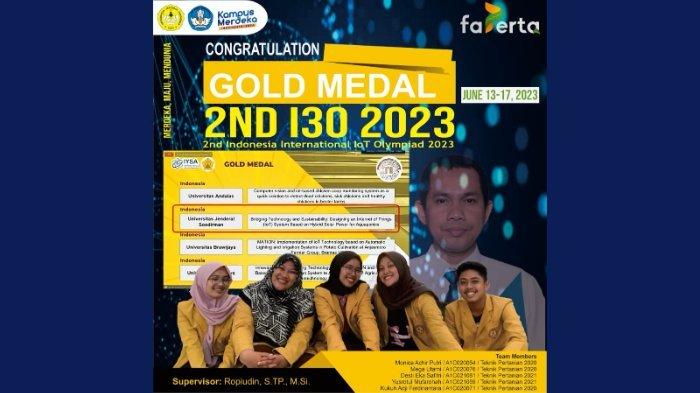 Empat Delegasi Unsoed Raih Dua Emas dan Dua Perak pada Olimpiade IoT ...