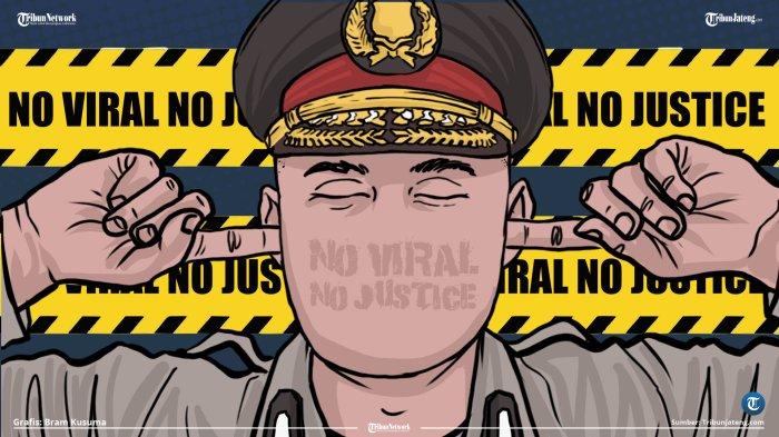 INFOGRAFIS Jargon Polisi: No Viral No Hustice? - Tribunjateng.com