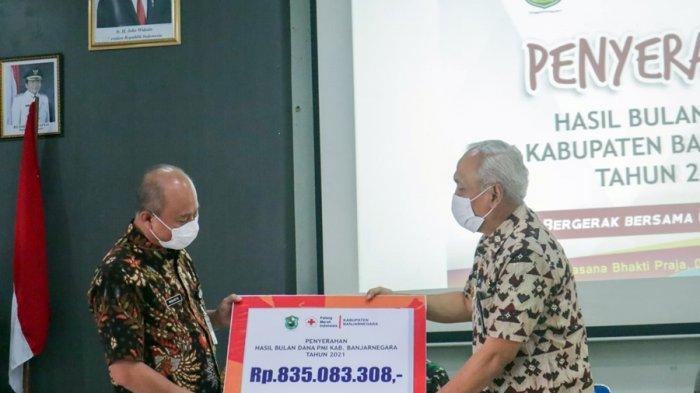 Melebihi Target, Bulan Dana PMI Banjarnegara Tahun 2021 Terkumpul Rp 835.083.308 - Tribunjateng.com