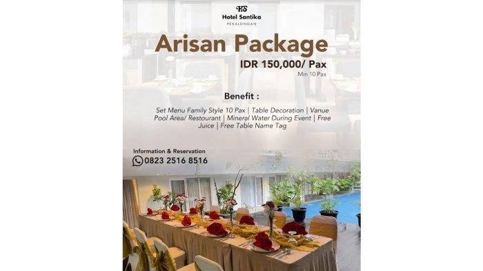Hotel Santika Pekalongan Luncurkan Paket Arisan Mulai Rp 150 Ribu ...