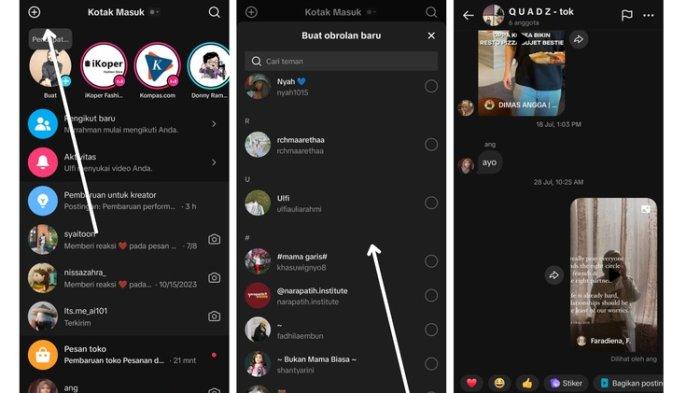 TikTok Kini Punya Fitur Chat Grup Loh, Bisa Tampung 32 Pengguna, Begini Cara Gampang Bikinnya ...