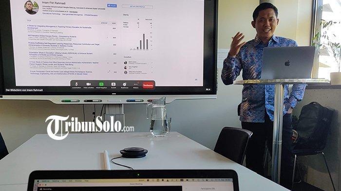 Sosok Imam Fitri Rahmadi Anak Petani dari Klaten yang Sukses Lulus S3 di Austria - Tribunjateng.com