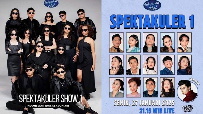 Ini Top 14 Indonesian Idol 2025 Siap Bersaing Besok Malam, Siapa Tamu Spesial Spektakuler Show 1 ...