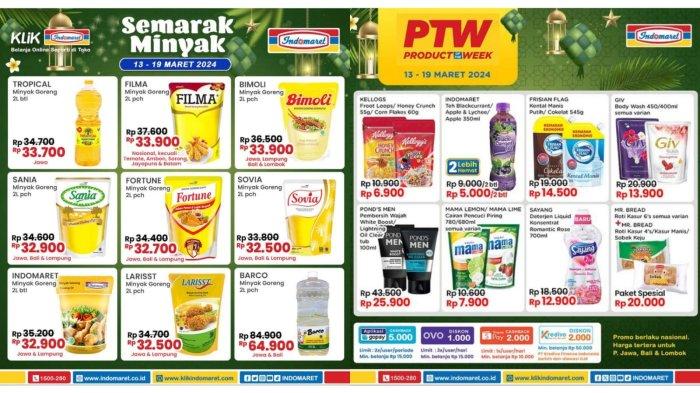 RAMADHAN Hemat! Promo JSM Indomaret 17-19 Maret 2024, Minyak Goreng ...