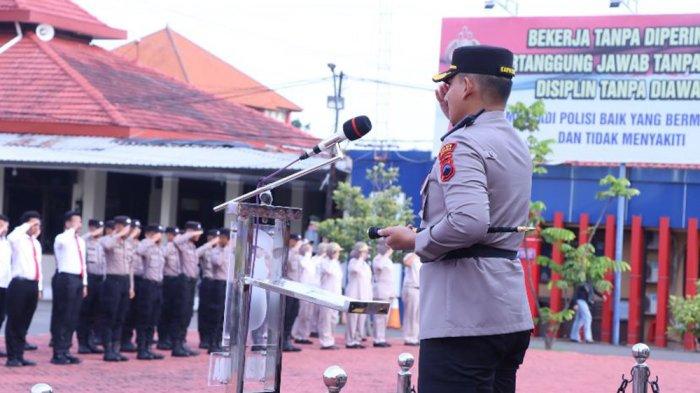 Kompol Slamet Raharjo Terima Kenaikan Pangkat Pengabdian di Polres Jepara - Tribunjateng.com