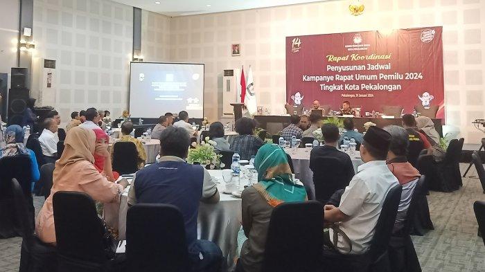 KPU Kota Pekalongan Susun Jadwal Kampanye Rapat Umum Pemilu 2024 - Tribunjateng.com