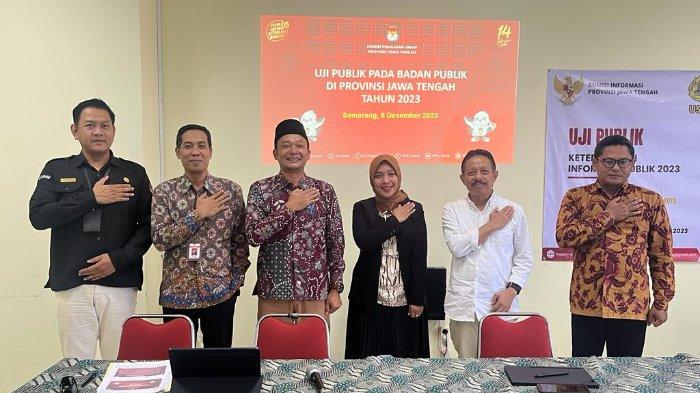 KPU Provinsi Jawa Tengah Ikuti Uji Publik Komisi Informasi Tahun 2023 - Tribunjateng.com