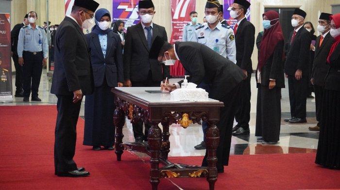 Kakanwil Kemenkumham Jateng Lantik Pejabat PPNS, MPDN, Dan Notaris Pengganti - Tribunjateng.com