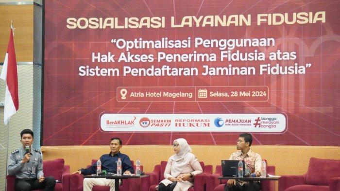 Kanwil Kumham Jateng Gelar Sosialisasi Layanan Fidusia - Tribunjateng.com