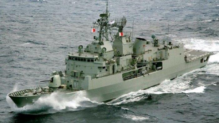 Tujuan Kapal Perang Australia HMAS ANZAC Bersandar di Pelabuhan Tanjung ...