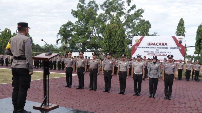 50 Anggota Polres Pekalongan Naik Pangkat, Ini Pesan AKBP Doni Prakoso ...