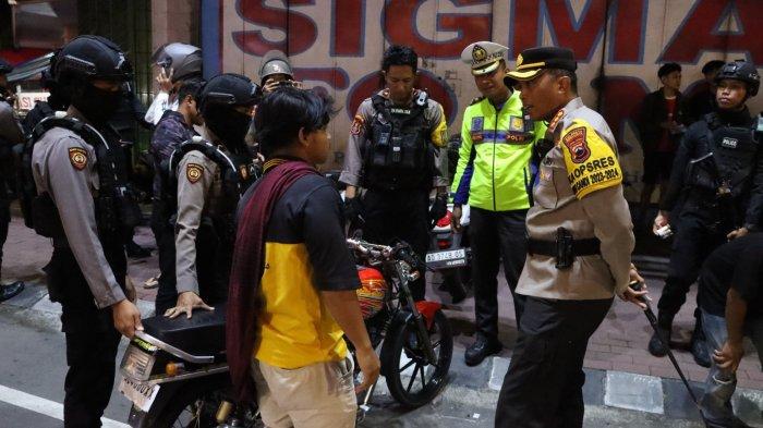 Puluhan Motor Berknalpot Brong diciduk Polisi Saat Gelar Operasi di sejumlah titik di Solo ...