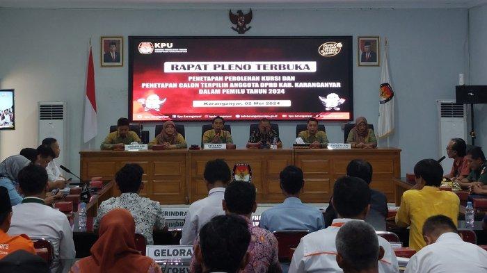 Daftar Caleg Terpilih DPRD Karanganyar, Hasil Pemilu 2024 - Tribunjateng.com