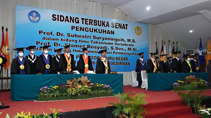 Kukuhkan Dua Profesor, Pertegas Keberpihakan UNSOED Dalam Pembangunan ...