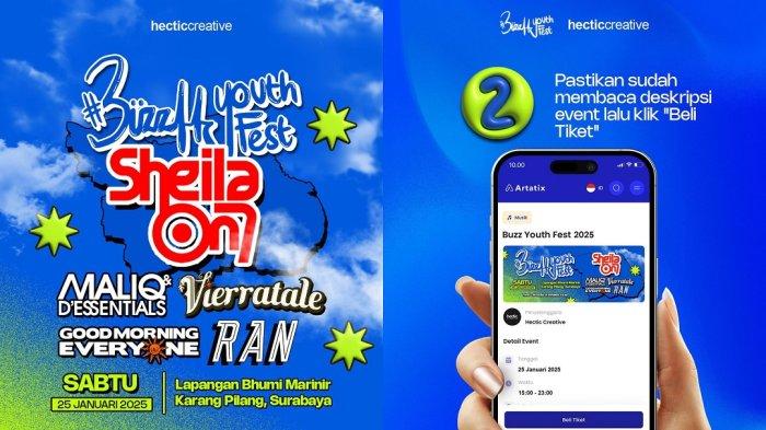 Link Beli Tiket Konser Sheila On 7 SO7 di Surabaya artatix.co.id, Harga ...