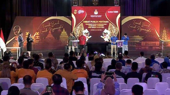 Debat Paslon Pilgub Jateng Baru Dibuka, Massa Pendukung Sudah Heboh ...