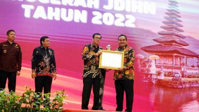 Raih JDIHN Awards 2022 dari Menteri Hukum HAM RI, Blora Peringkat 7 Nasional - Tribunjateng.com