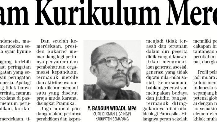 Opini Y Bangun Widadi: Peran Strategis Pramuka dalam Kurikulum Merdeka ...