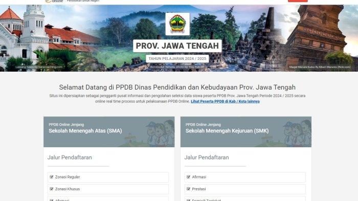 Hasil Seleksi Masuk SMAN/SMKN di PPDB Jateng 2024, 102.000 Calon Peserta Didik Tidak Lolos ...