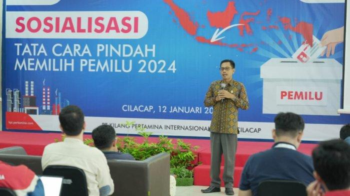 Sukseskan Pemilu 2024, Kilang Cilacap Undang KPU Sosialisasikan Tata Cara Pindah Memilih ...