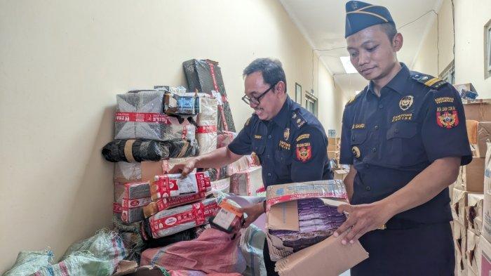 Bea Cukai Kudus Sita 8,57Juta Batang Rokok Ilegal Selama Satu Semester 2024 - Tribunjateng.com