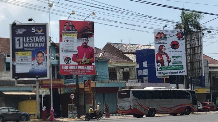 Bawaslu Demak Akan Tertibkan Reklame yang Langgar Aturan Pemasangan APK - Tribunjateng.com