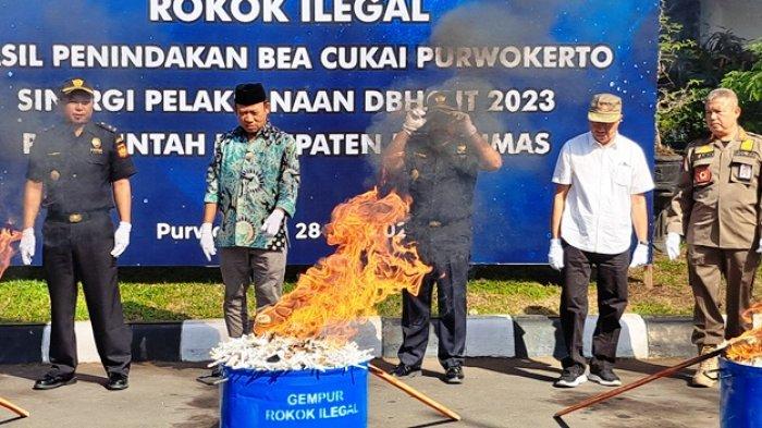 Bea Cukai Purwokerto Musnahkan 2 Juta Batang Rokok Ilegal Dengan Potensi Kerugian Rp1.7 Miliar ...