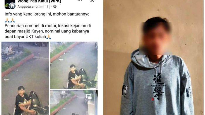 Pencuri Viral Pati Diringkus, Motor Pelaku Ternyata Juga Hasil Curian - Tribunjateng.com