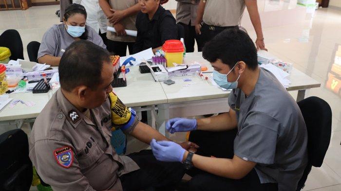 Polres Kudus Siap Hadapi Pemilu 2024 dengan Personel Sehat dan Prima - Tribunjateng.com