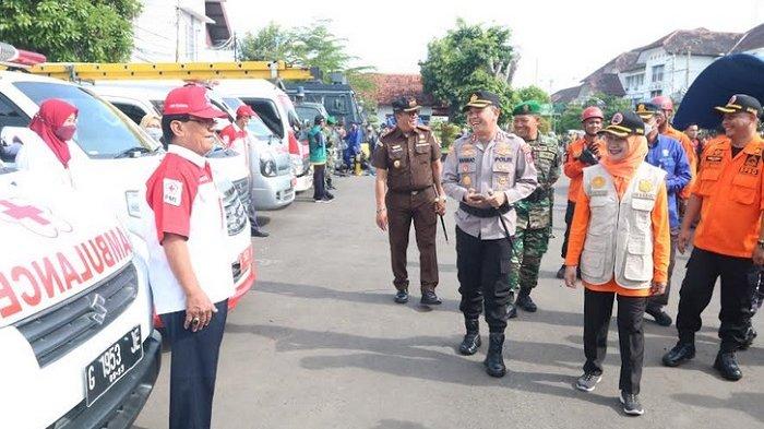 Pemkot Tegal Bersama TNI Polri Gelar Apel Kesiapsiagaan Bencana - Tribunjateng.com
