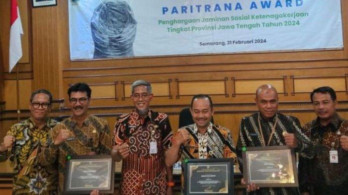 Paritrana Award 2024, Kota Semarang Dapat Enam Penghargaan - Tribunjateng.com