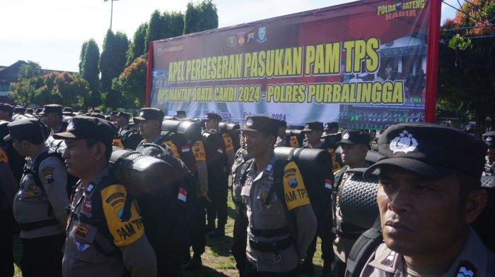 Pasukan Pengamanan TPS Pemilu 2024 di Purbalingga Mulai Diterjunkan - Tribunjateng.com