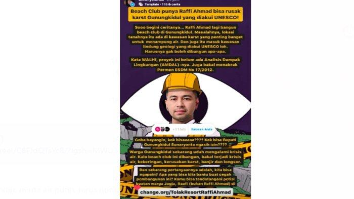 Suryananta Bupati Gunungkidul Angkat Bicara Pembangunan Beach Club yang Seret Nama Raffi Ahmad ...