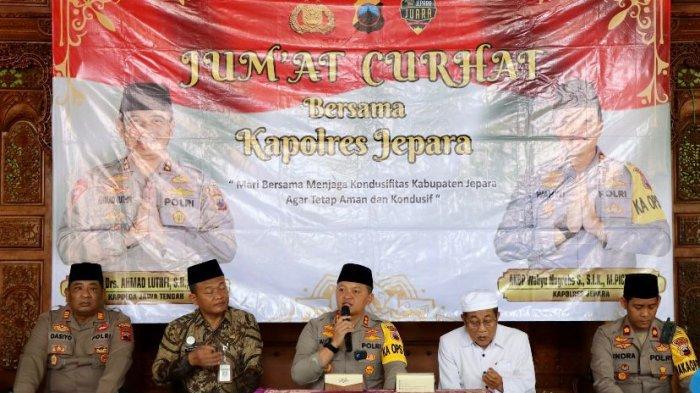 Gelar Police Goes To Ponpes Hingga Jumat Curhat, Kapolres Jepara Pesan Ini ke Santri Safinatul ...
