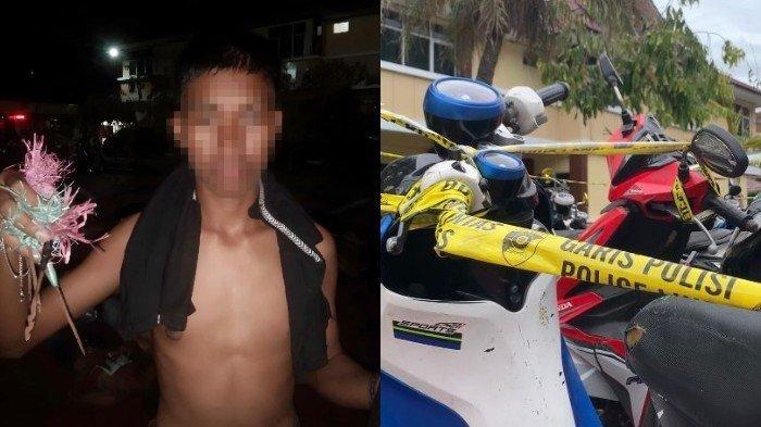 84 Pelajar Jadi Anggota Geng Motor di Palu Ditangkap Polisi, Parang hingga Busur Panah Disita ...