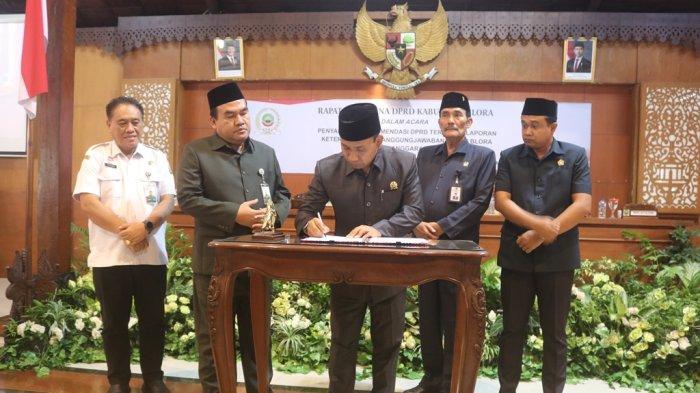 DPRD Gelar Rapat Paripurna Penyampaian Rekomendasi LKPJ Bupati Blora Tahun Anggaran 2024 ...